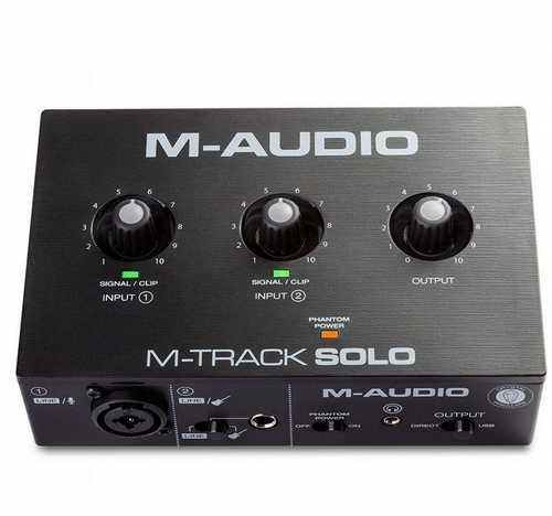 USB аудиоинтерфейс M-Audio M-track solo II