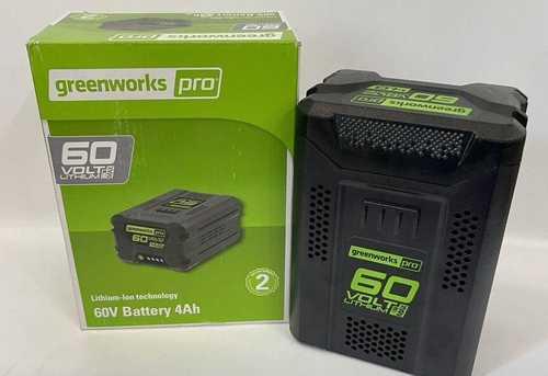 Аккумуляторная батарея greenworks G60B4 60 V, 4 Ач
