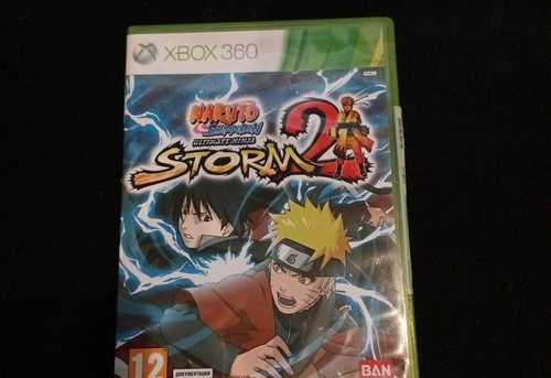 Диск от xbox 360 Naruto Shipuden storm 2