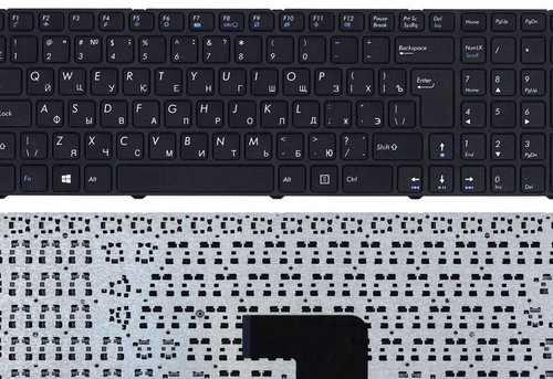 Клавиатура для ноутбука DNS Pegatron C15 C17 черна