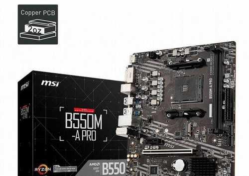 Материнская плата AM4 MSI B550M-A PRO