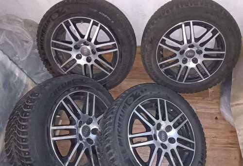 Зимняя резина 215/55 R16 на дисках 7Jx16 ET35
