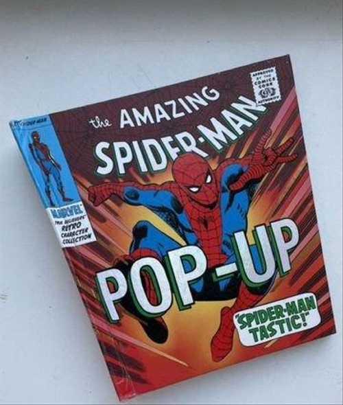 Книга человек-паук Amazing spider-man Pop-up