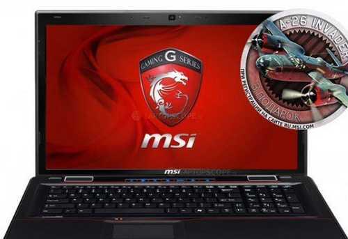 17,3 дюймов мощный на GTX MSI