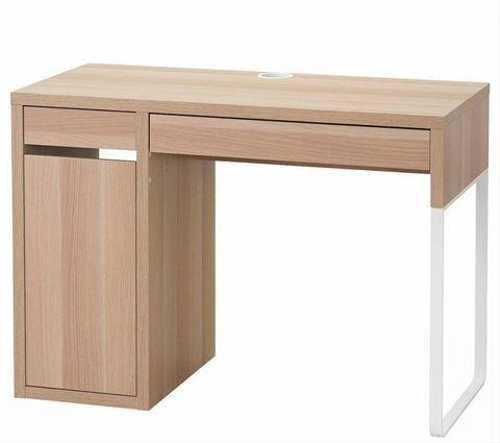 Письменный стол IKEA, под беленый дуб, 105x50 см