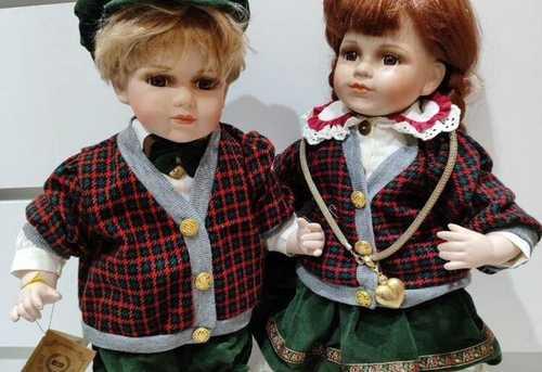 Куклы фарфоровые пара