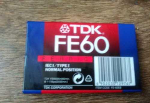 Новая аудио кассета TDK FE60