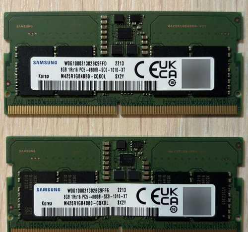 Оперативная память sodimm Samsung DDR5