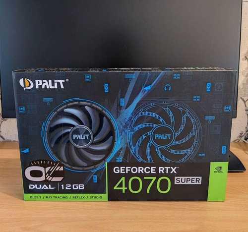 Видеокарта Palit RTX 4070 Super Dual OC 12Gb