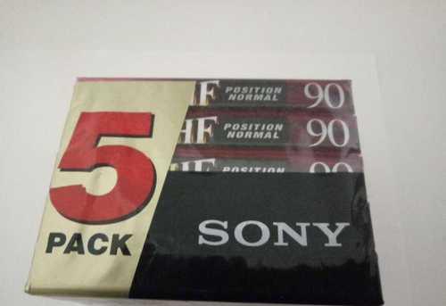 Аудиокассеты Sony HF 90 1999г. (original)