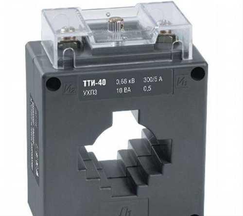 Трансформатор тока IEK тти-40 300/5 А, 5 ва, класс