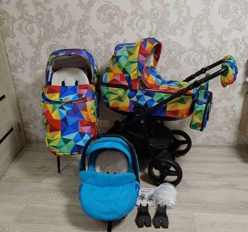 Коляска adamex 3 в 1