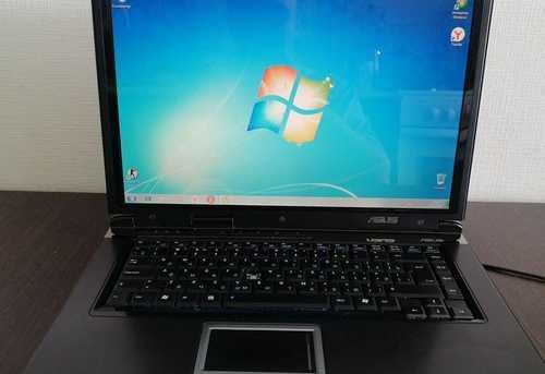 15.4" ASUS X59SL, 160 ГБ, Core 2 Duo T5750, RAM 2 ГБ, ATI Mobility Radeon HD 3470 0.25 ГБ