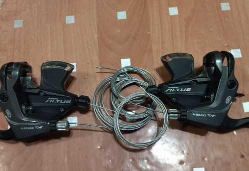 Комборучки/шифтеры Shimano ST-M370 3х9 оригинал