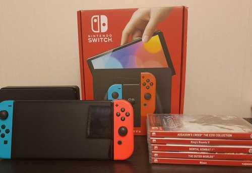 Nintendo Switch oled 64 гб