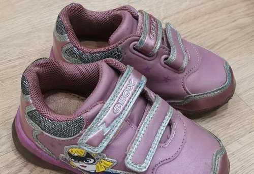 Ботинки кроссовки детские geox 22 для девочки