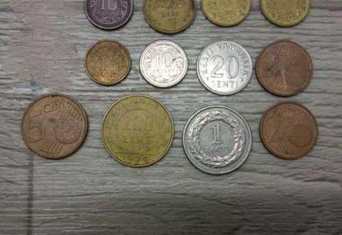 Иностранные монеты разных годов