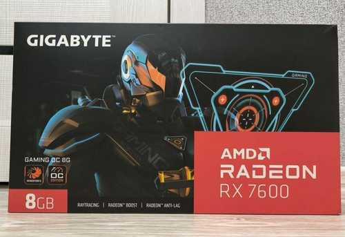 Новая Gigabyte AMD Radeon RX 7600 Gaming OC 8Gb
