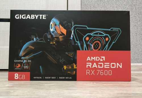 Новая Gigabyte AMD Radeon RX 7600 Gaming OC 8Gb