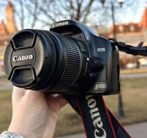 Фотоаппарат Canon eos 450d   комплект