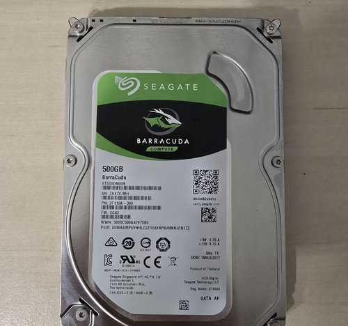 500 гб Жесткий диск Seagate BarraCuda