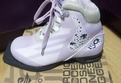 Лыжные ботинки для девочки 34 р-р