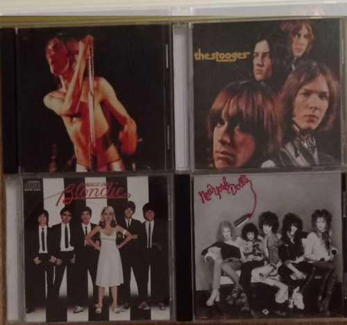 Cd диски Iggy Pop Stooges Blondie NY Dolls