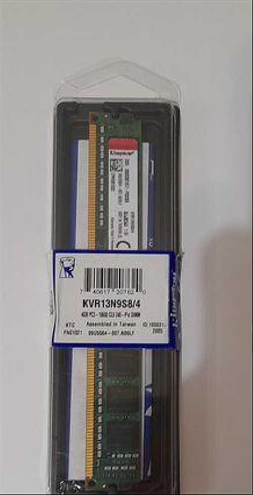 Kingston ddr3 4gb kvr13n9s8/4