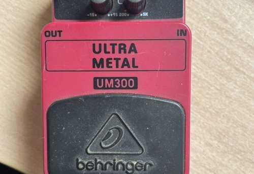 Гитарная педаль beringer ultra metal