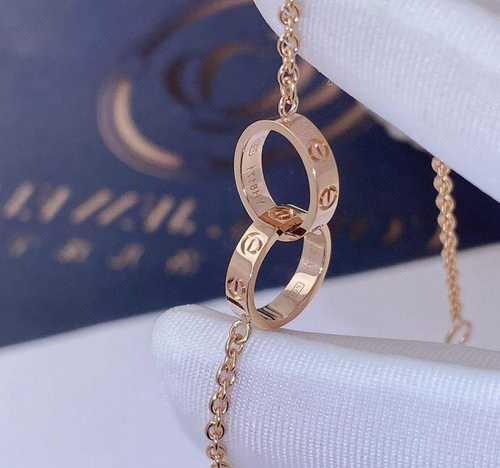 Браслет Cartier Love розовое золото 0.0054 мм