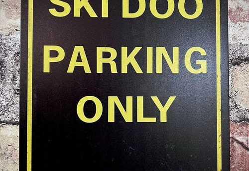 Декор на стену Brp Ski Doo Parking Only