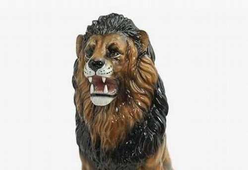 Керамическая ростовая скульптура "лев" 90см