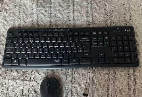 Бесшумная клавиатура и мышь Logitech MK295