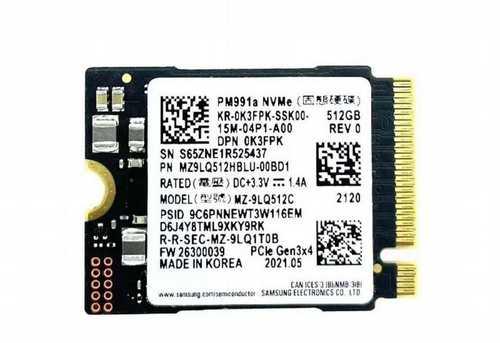 SSD Samsung PM991a NVMe 1Tb 2230 новый