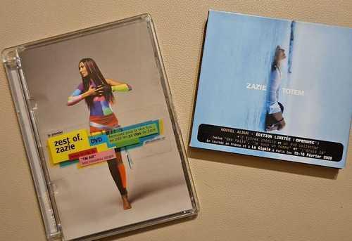 Zazie "Totem" CD+DVD "Zest of" DVD