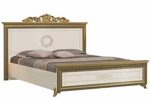 Кровать с шелкографией с короной св-04шк 1800 Верс