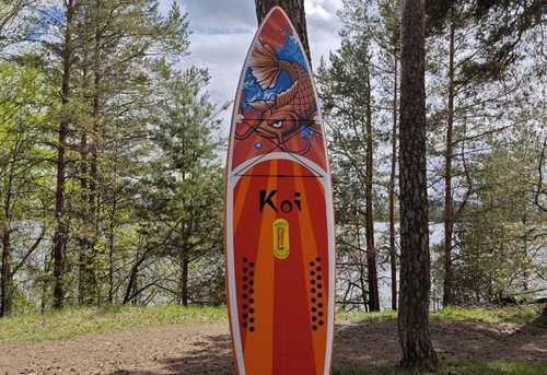 Доска SUP board надувная Koi 350x83x15 см сап борд