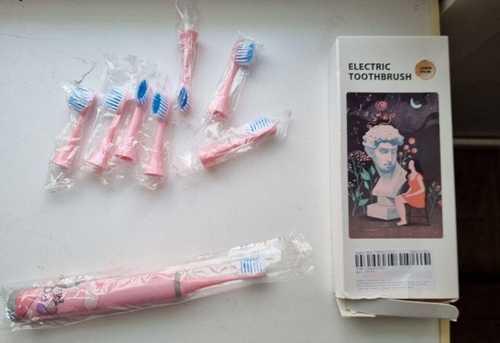 Электрическая зубная щётка детская