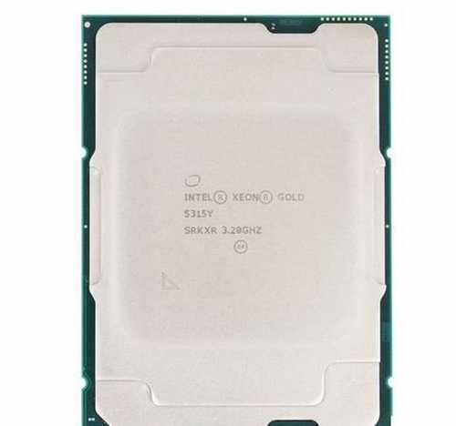 Процессор Intel Xeon Gold 5315Y 8 Cores, 16 Threads, 3.2/3.6GHz, 12M, DDR4-2933, 2S, Intel SST/PP, 1