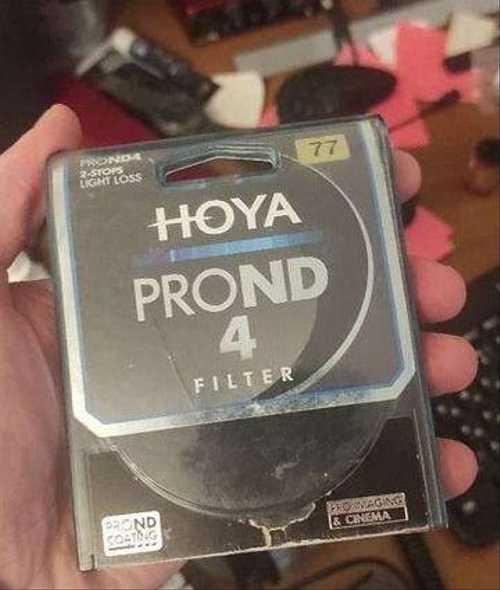 Фильтр Hoya Pro ND4, 77мм