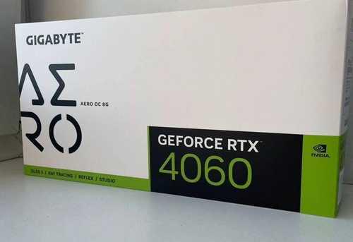 Видеокарта gigabyte nvidia RTX 4060 aero OC 8GD