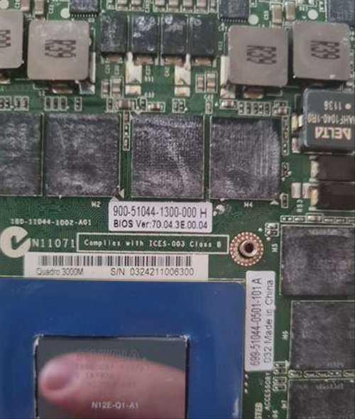 Nvidia quadro 3000m