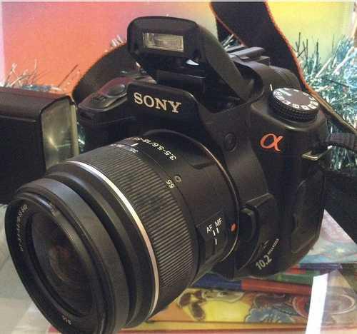 Sony a 200, kit   вспышка TTL