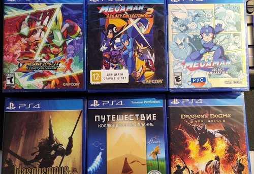 Игры для PS4 (Mega Man, Blasphemous, Путешествие)