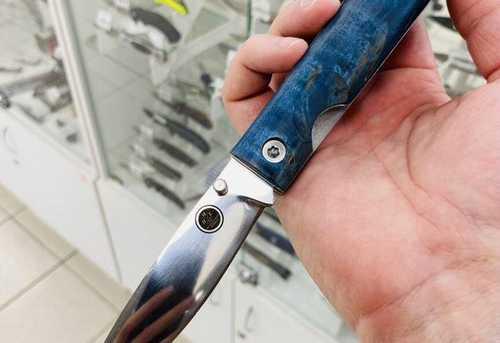 Нож складной якутский нож ручной работы