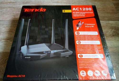 Роутер Tenda AC10 (3xLAN 1Gb, Wi-Fi 5, iptv)