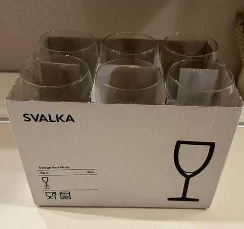 Бокалы для вина Икея Svalka, 300ml