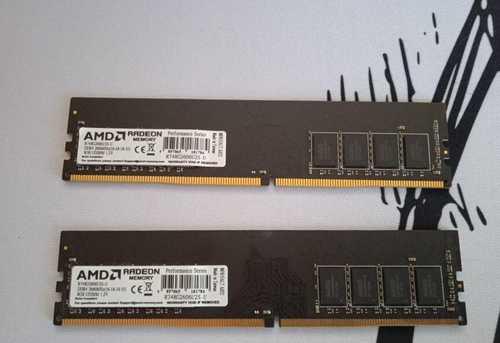 Оперативная память AMD Radeon R7 ddr4 8gb x2