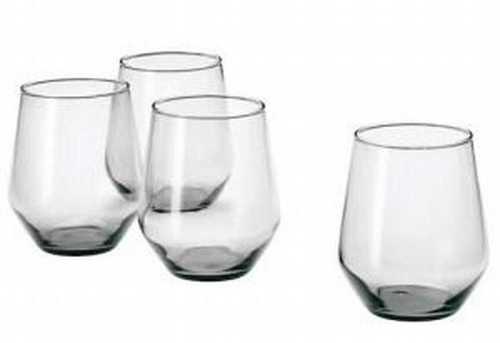 Набор стаканов 4 штуки 450 мл IKEA, прозрачный