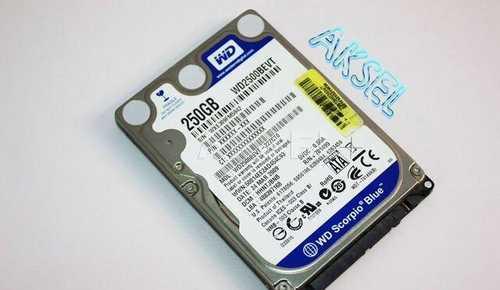 Жёсткий диск 250 GB WD Blue (WD2500bevt)